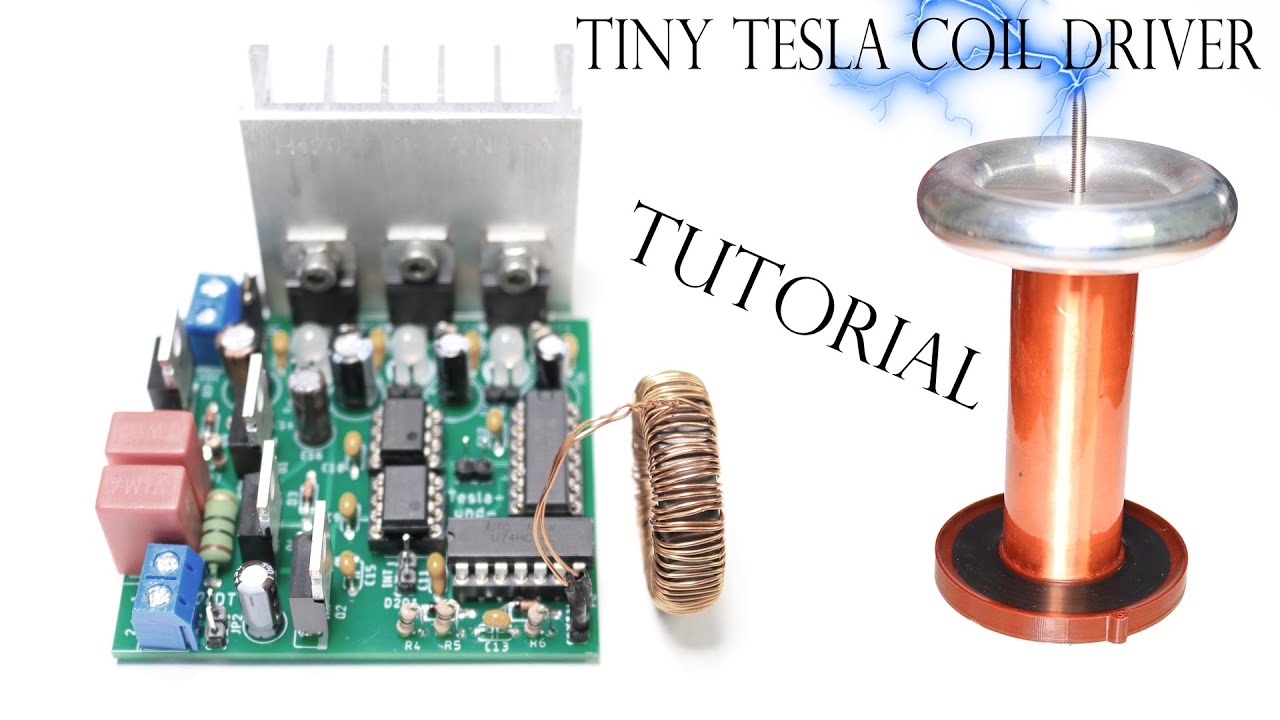 How to test a Tesla Coil Driver? Tutorial - YouTube