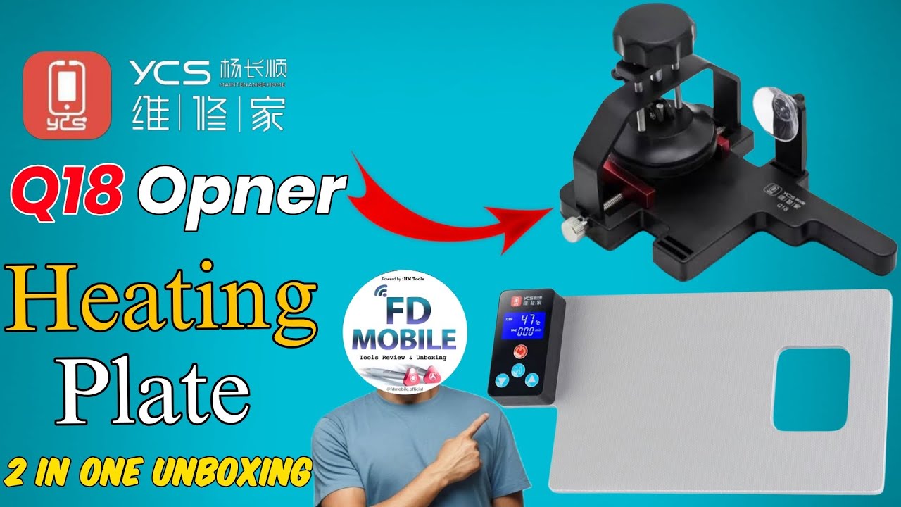 YCS Q18 Clamp & YCS Heating Plate Unboxing | Mobile Screen Repair का ...