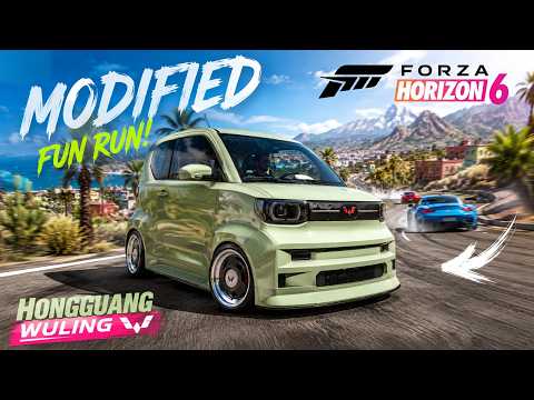 👉 Tiny EV, Big Fun! | Wuling Hongguang Mini EV | Forza Horizon 6
