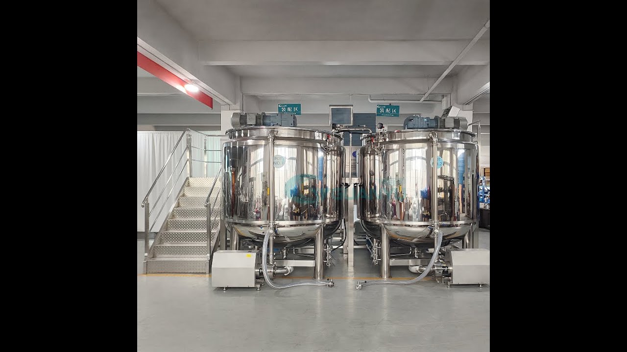 5000l 3000l car shampoo pine gel liquid mixing machine mixer stainless ...