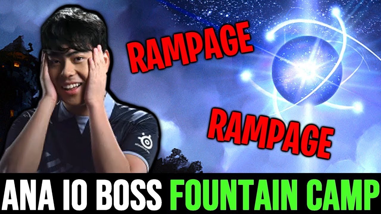 TI9 Winner Ana IO Boss Mode Double Rampage - No Mercy Fountain Camp ...