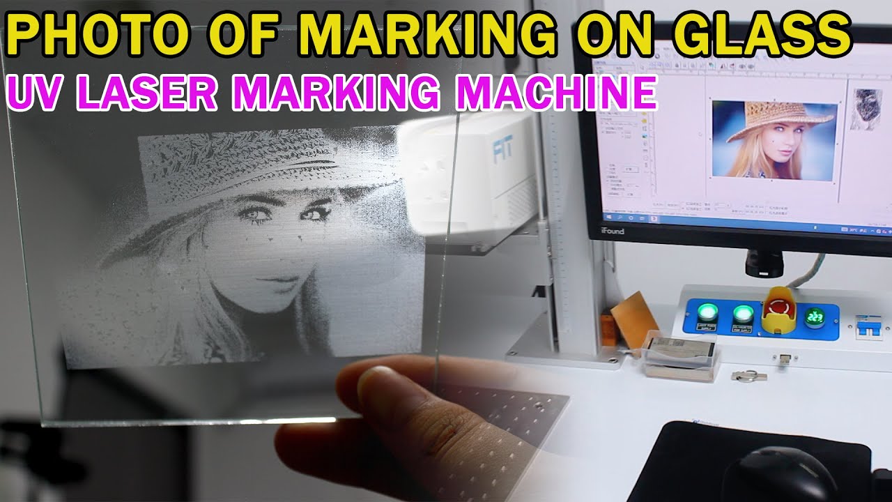 Uv Laser Marking Machine: Marking Exquisite Pictures On Glass. - YouTube