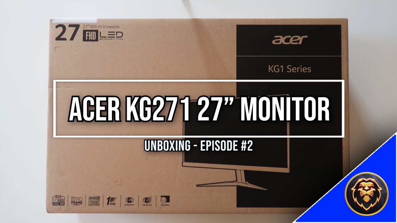 Acer KG271 27 Inch Monitor (Unboxing) - YouTube