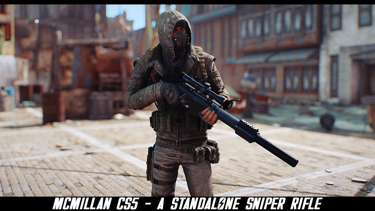Fallout 4 Mods: McMillan CS5 - A Standalone Sniper Rifle - YouTube