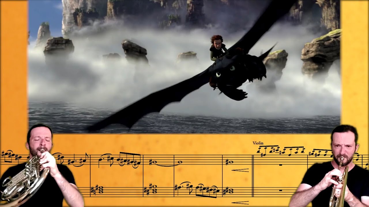 How To Train Your Dragon - Test Drive || French Horn & Trumpet Cover ...