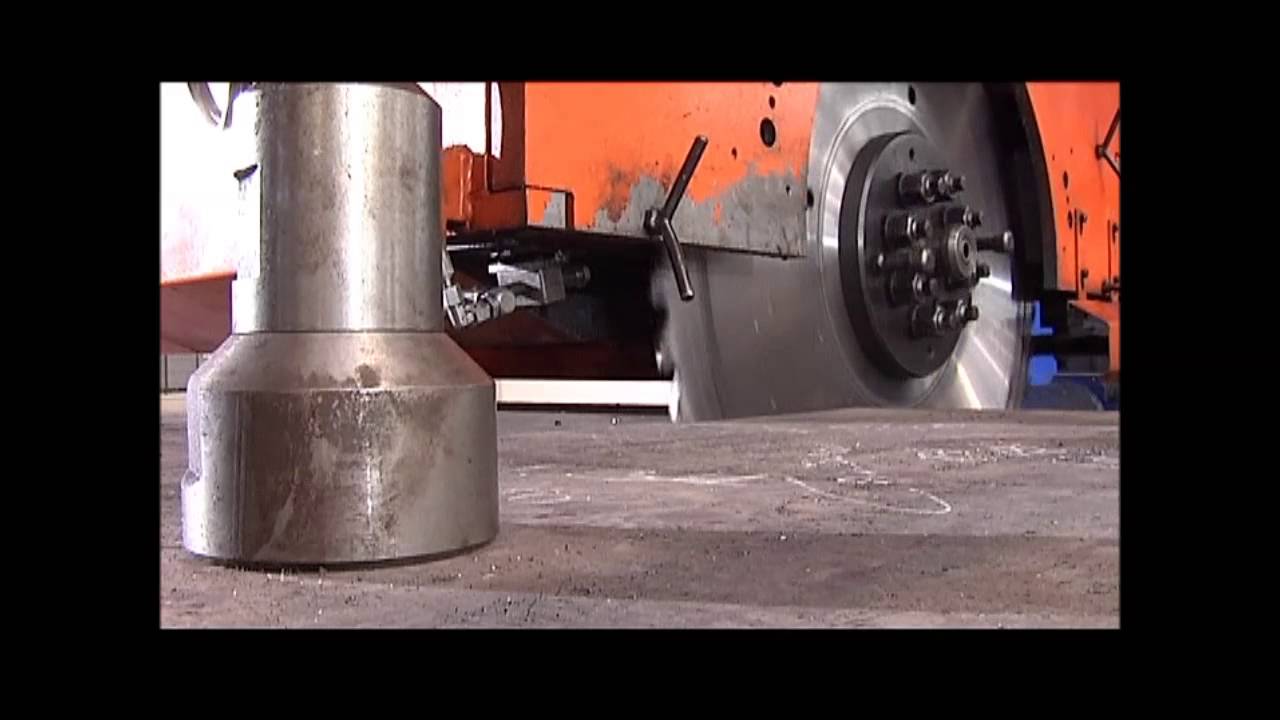 Steel plate saw - YouTube