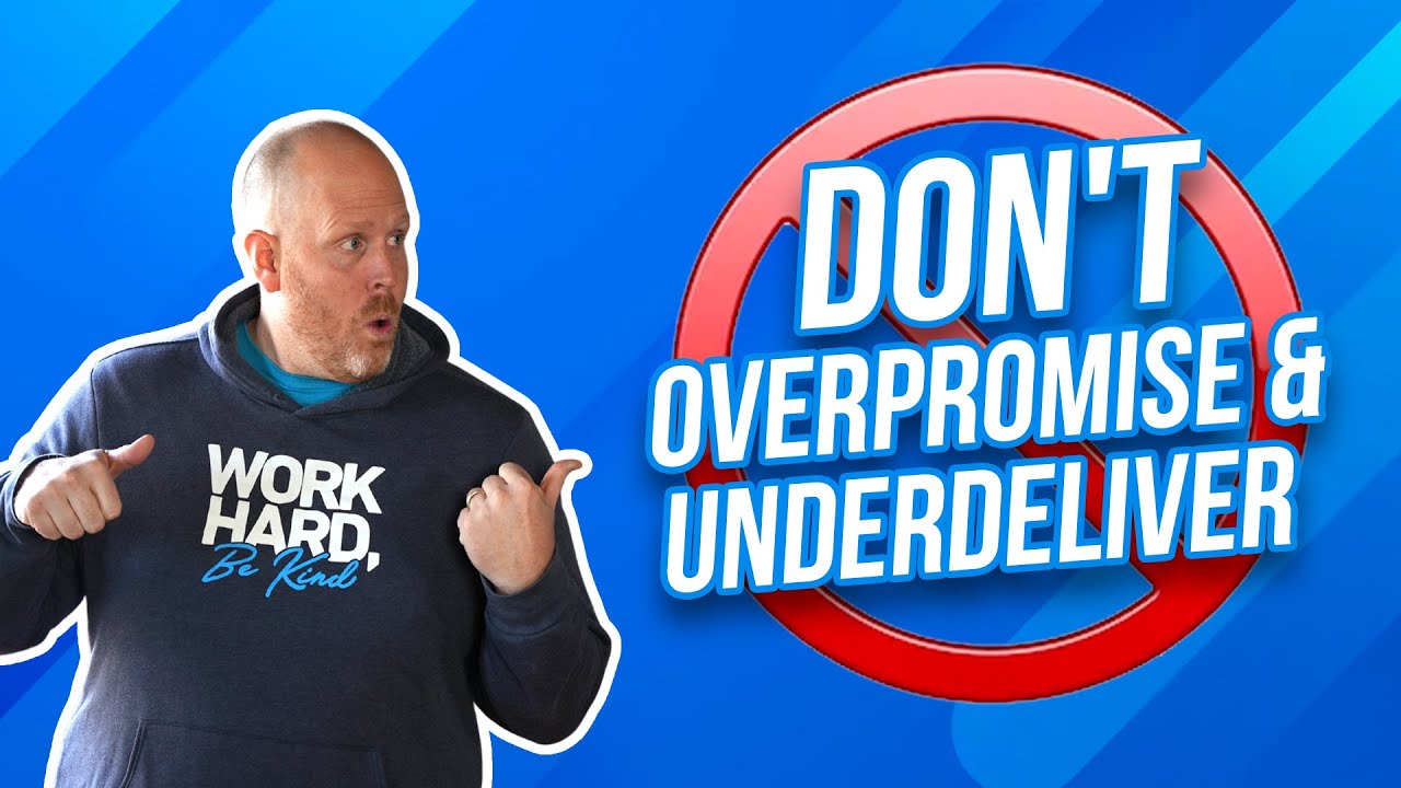 Don't overpromise and underdeliver. #shorts - YouTube