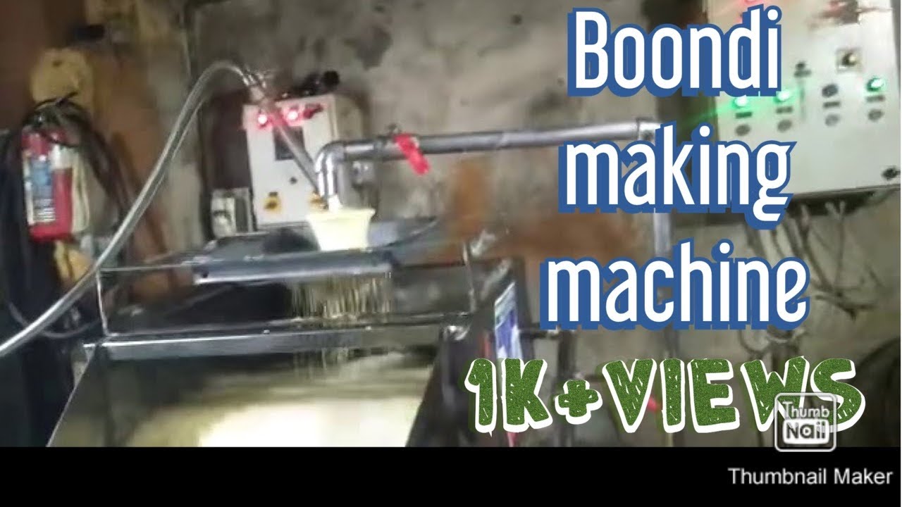 Boondi making machine whatsapp 8982325000 - YouTube