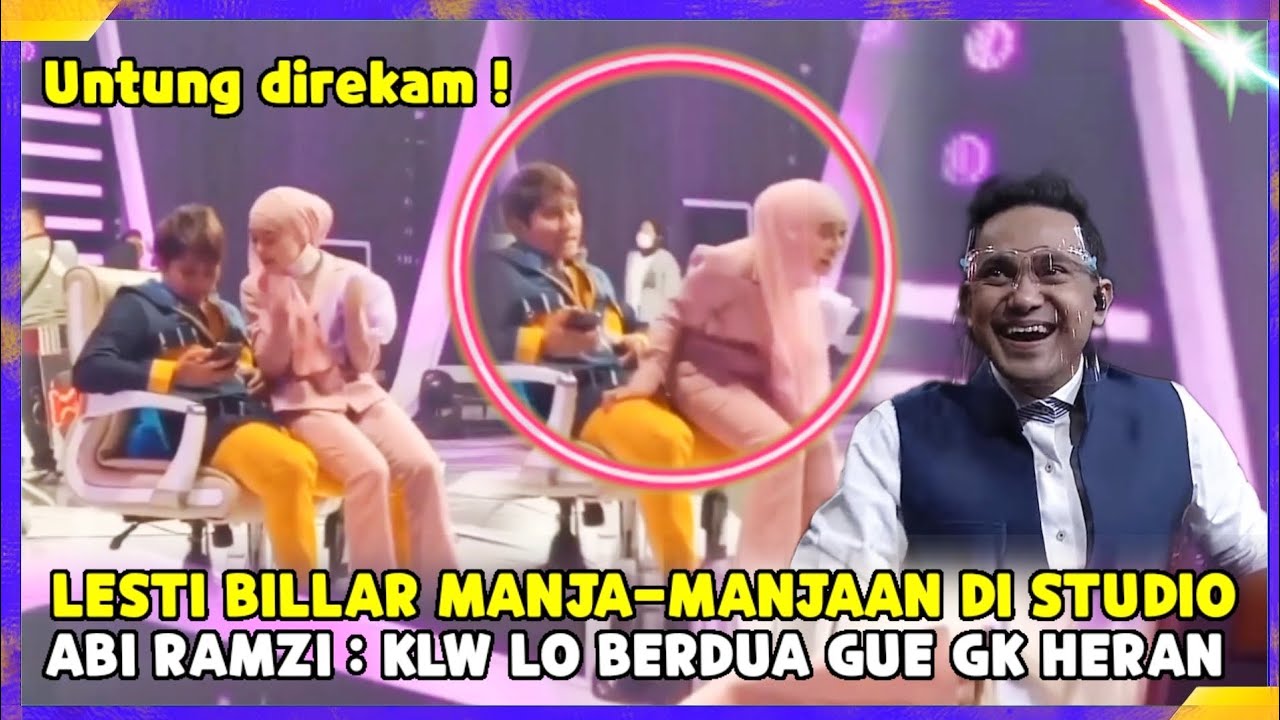 Abi Ramzi sampai Ngakak‼️ Rizky billar dan Lesti Manja-manjaan di Studio - YouTube