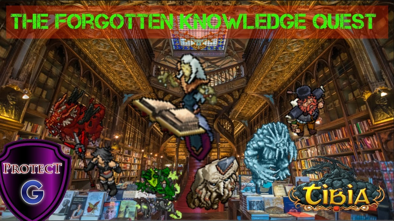 Tibia Quest - The forgotten knowledge Pt 3 - Acceso Lady Tenebris Y sus mecánicas - YouTube