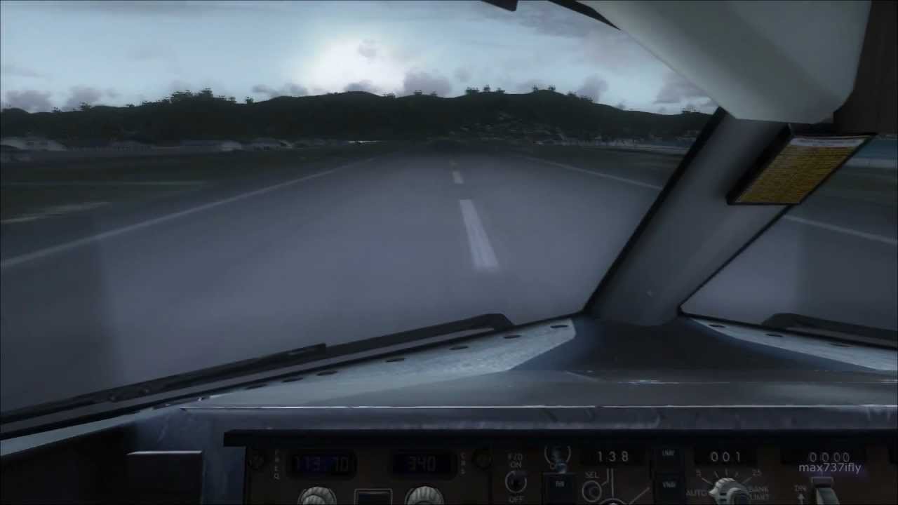 FSX Flight Simulator X HD - Boeing 767 landing at St.Maarten Intel Core ...