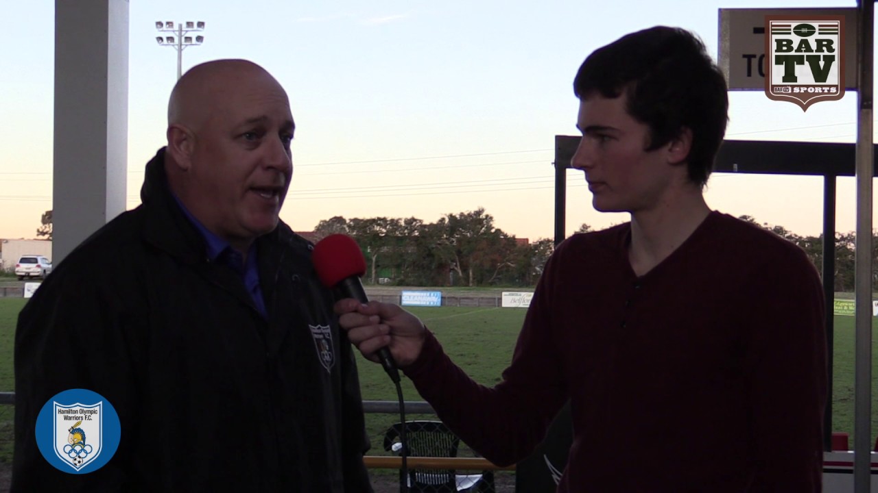 2015 NPL Round 12 Post Match Interview with Hamilton Olympic FC Coach ...