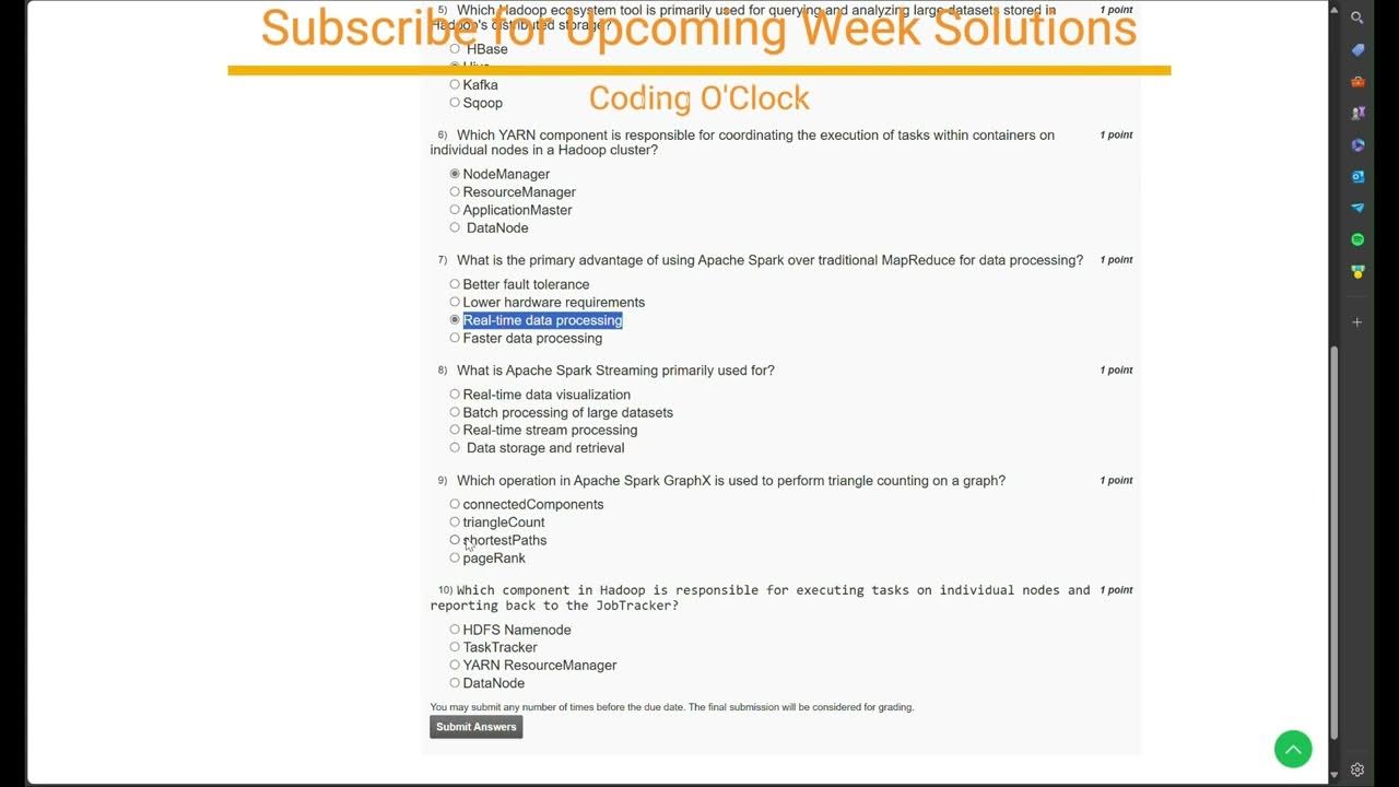 NPTEL Big Data Computing Week 1 Assignment Solution August 2024 IIT Patna - YouTube
