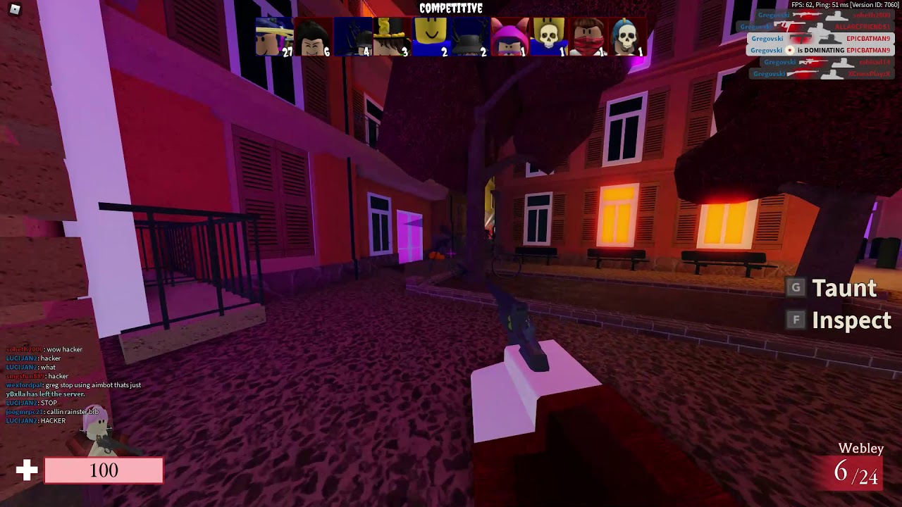 Guy hacking in arsenal -_- - YouTube