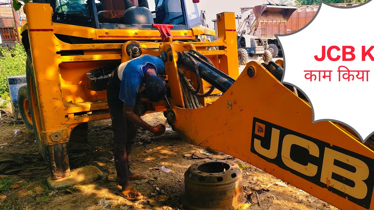 JCB 3dx KPC bushing video and fitting work / by Bombay Jcb Garage - YouTube