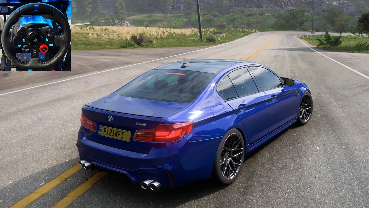 BMW M5 F90 - Forza Horizon 5 | Logitech G29 Gameplay - YouTube