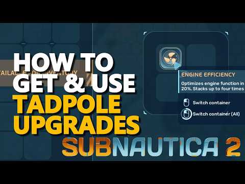 How to get and use Tadpole Upgrades Subnautica 2