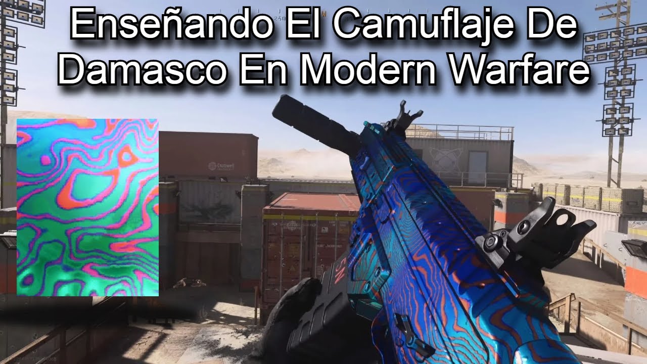 Enseñando Todas Las Armas Con El Camuflaje De Damasco En Call Of Duty ...