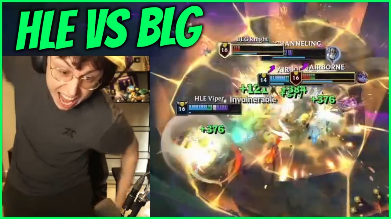 HLE VS BLG Is Just Pure Cinema - YouTube