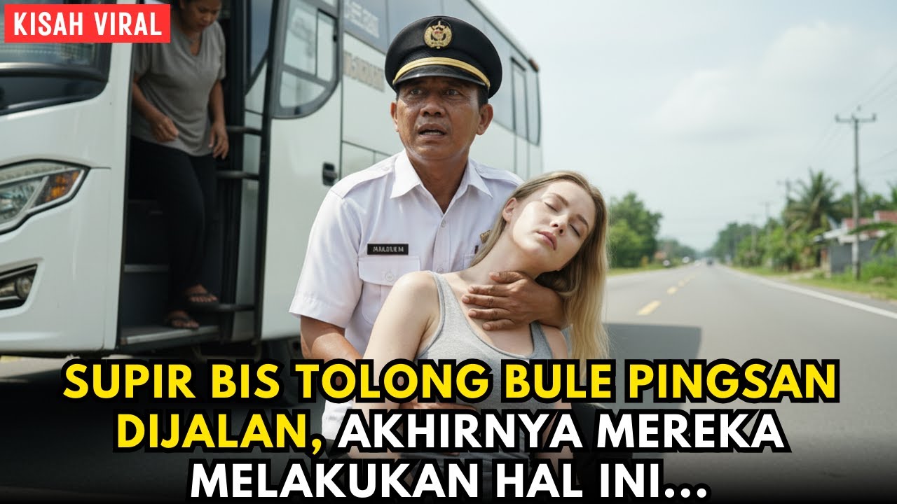 Awalnya Malu Menolong Bule, Supir Bis Ini Malah Menikahinya - YouTube
