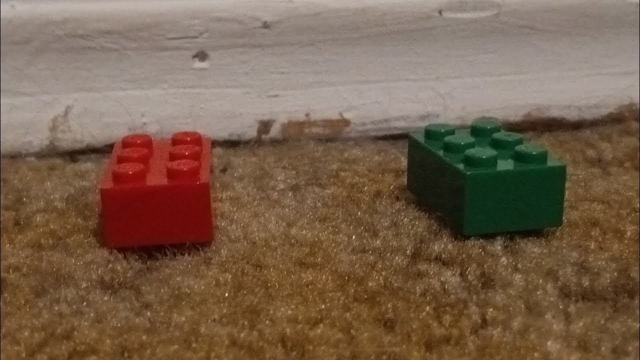 the average Mario and Luigi bros attack portrayed with four Lego bricks ...
