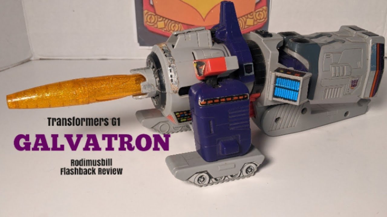 Transformers G1 GALVATRON (1986) Figure Review - A Rodimusbill Flashback!