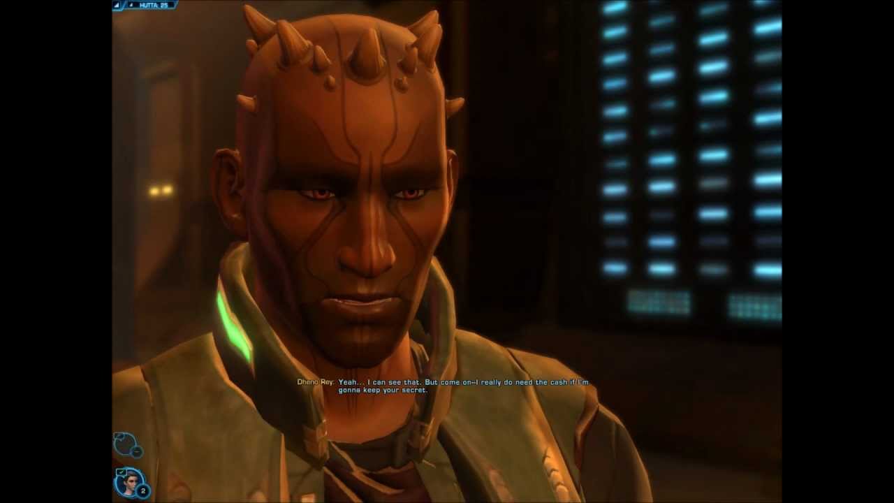 SWTOR Imperial Agent - Subverting Karrels Javis (Dheno Rey Flirt) - YouTube