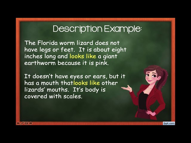 Text Structures Description Patterns Of Organization Keys To