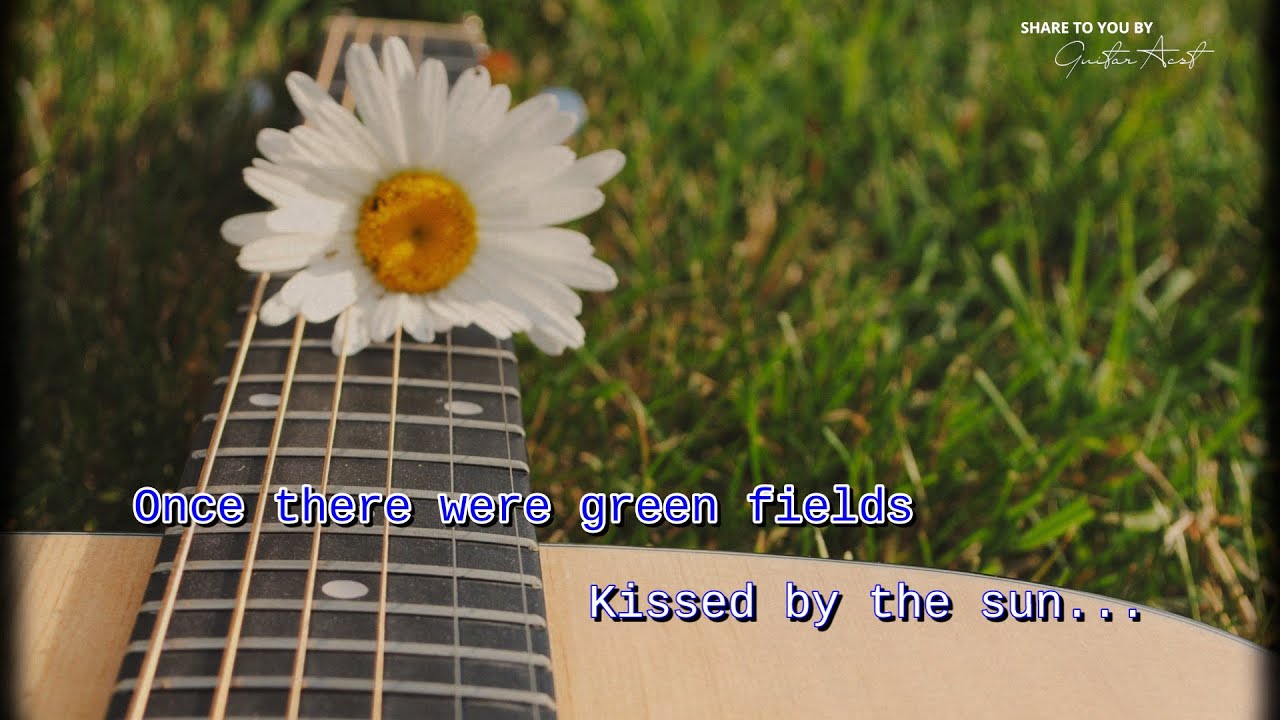 Green Fields - Acoustic Karaoke (The Brothers Four) - YouTube