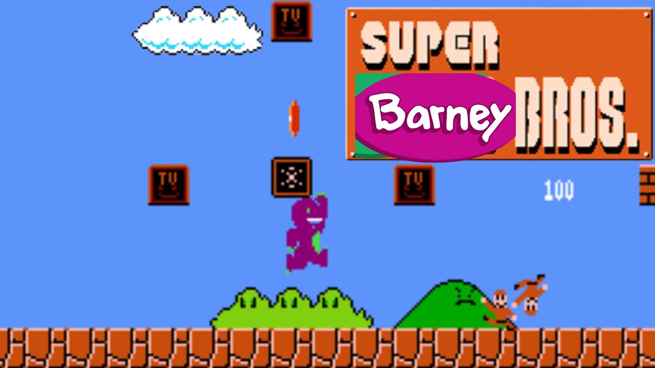 SUPER BARNEY BROS - HACK MARIO - YouTube