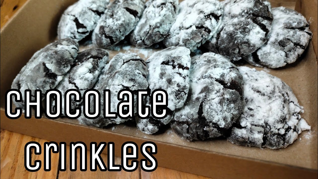Chocolate Crinkles | Easy Crinkles recipe | Best crinkles recipe - YouTube