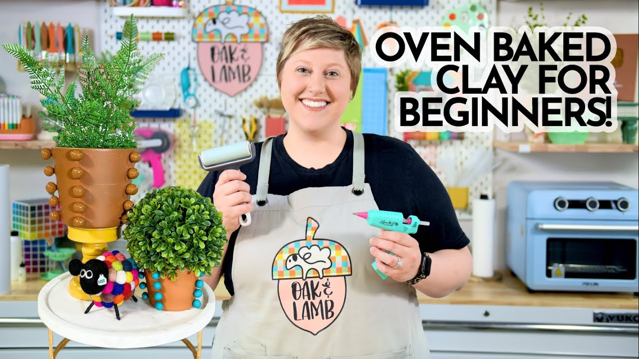 How To use Oven-Bake Clay For Beginners! - SO EASY - YouTube