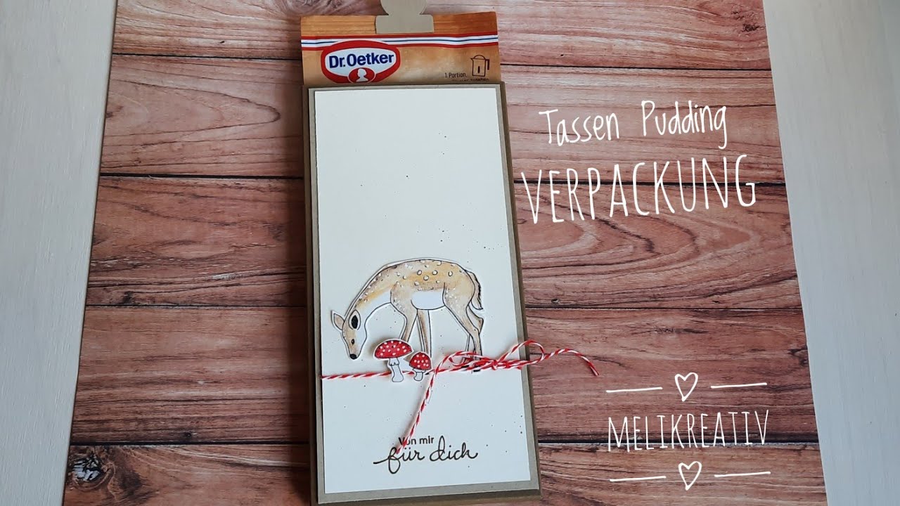 🍮Tassen Pudding Verpackung / Anleitungsvideo / Stampin'Up! - YouTube