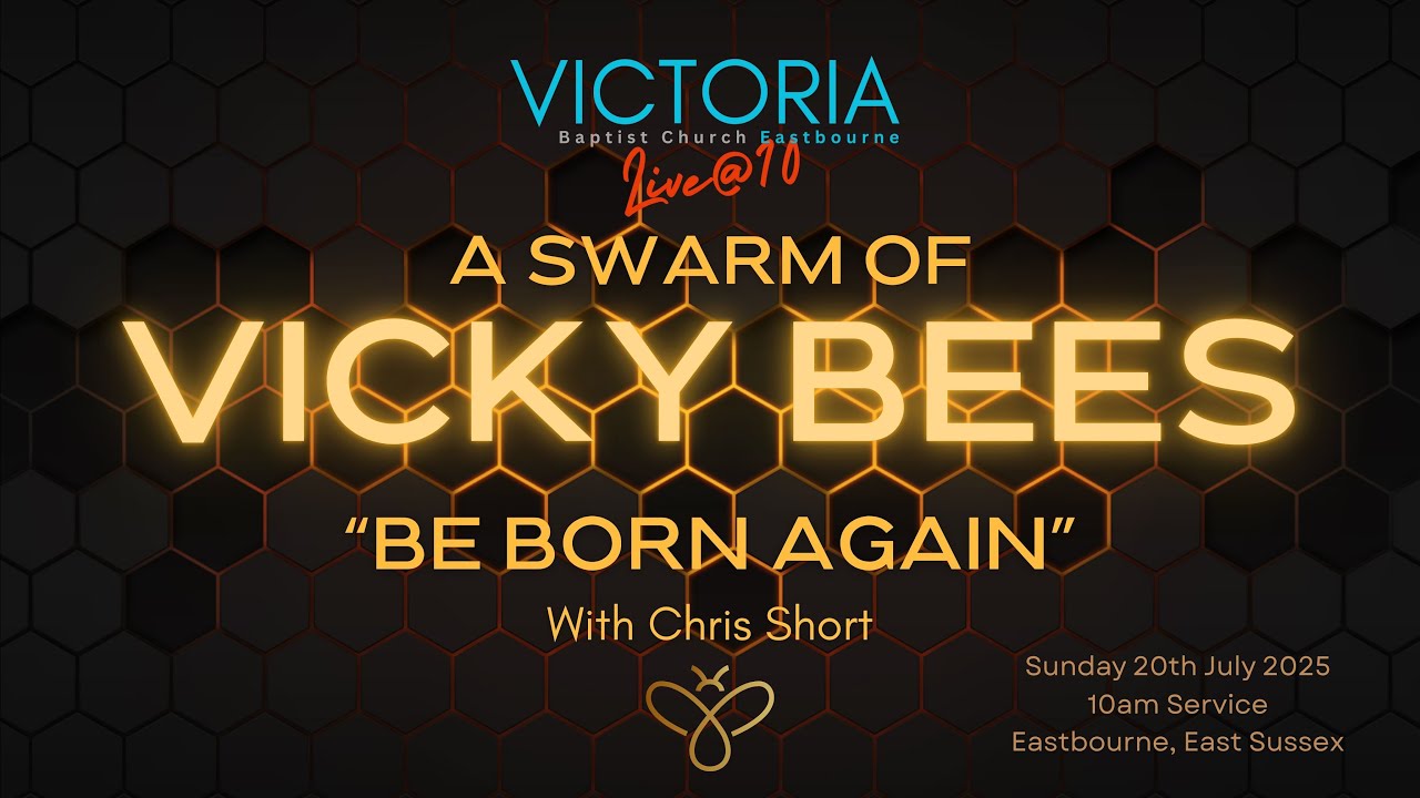 Sunday 20th July 2025 - A Swarm of Vicky Bees - You must BE born again ...