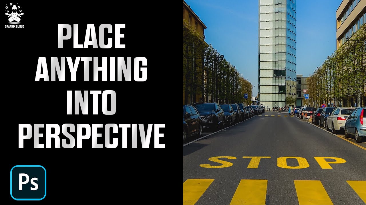 Perspective Text in Photoshop | Using the Vanishing Point Filter ...