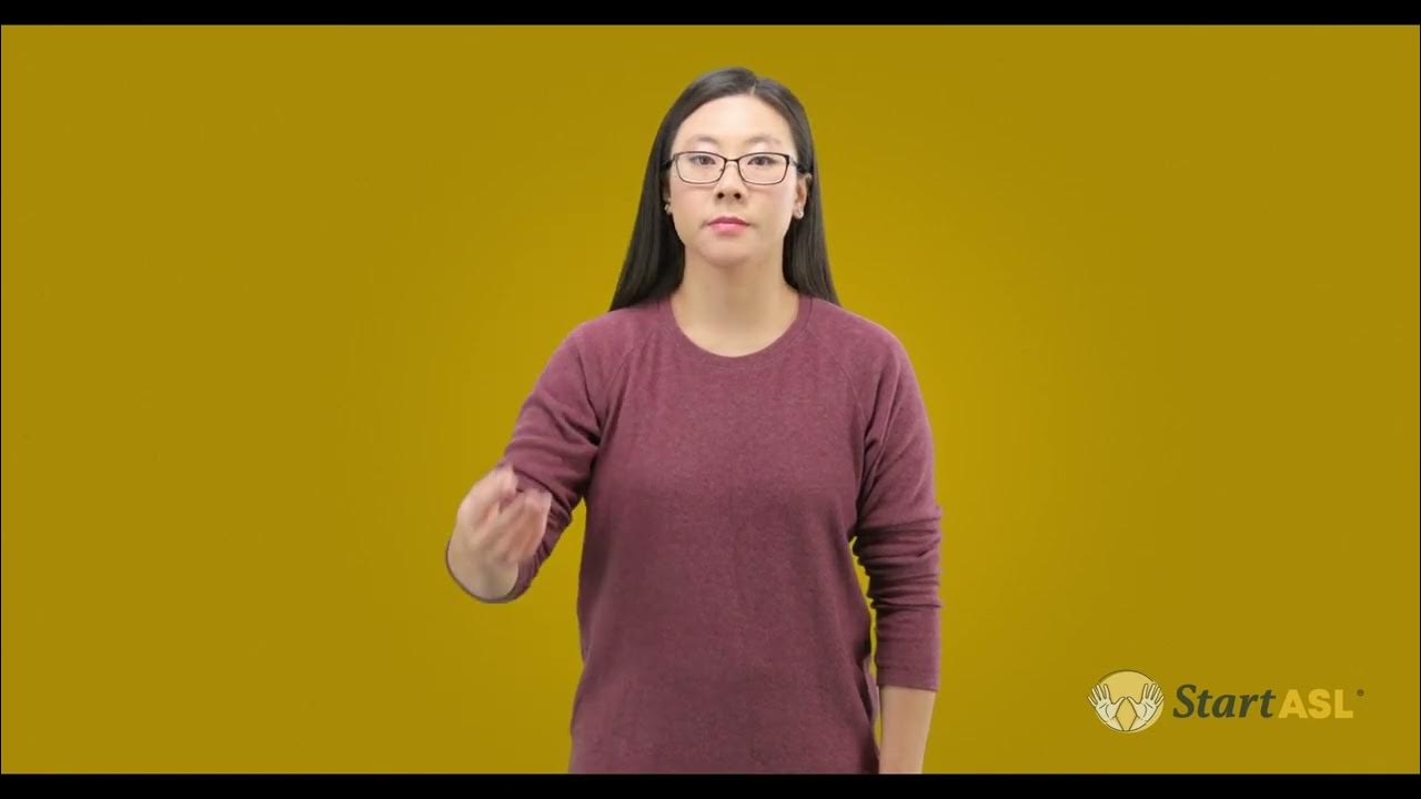 second in ASL - YouTube