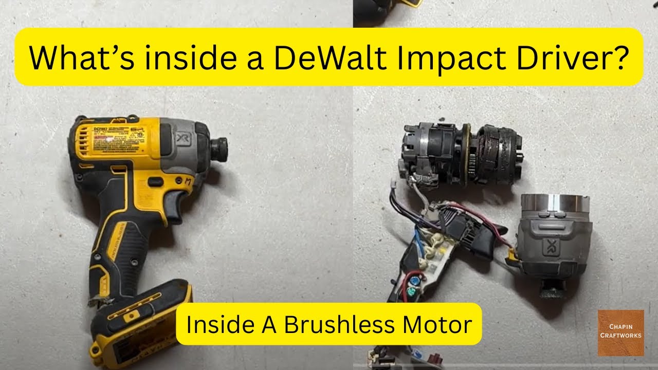 I Took Apart a DeWalt Brushless Impact Driver - Inside a Brushless ...