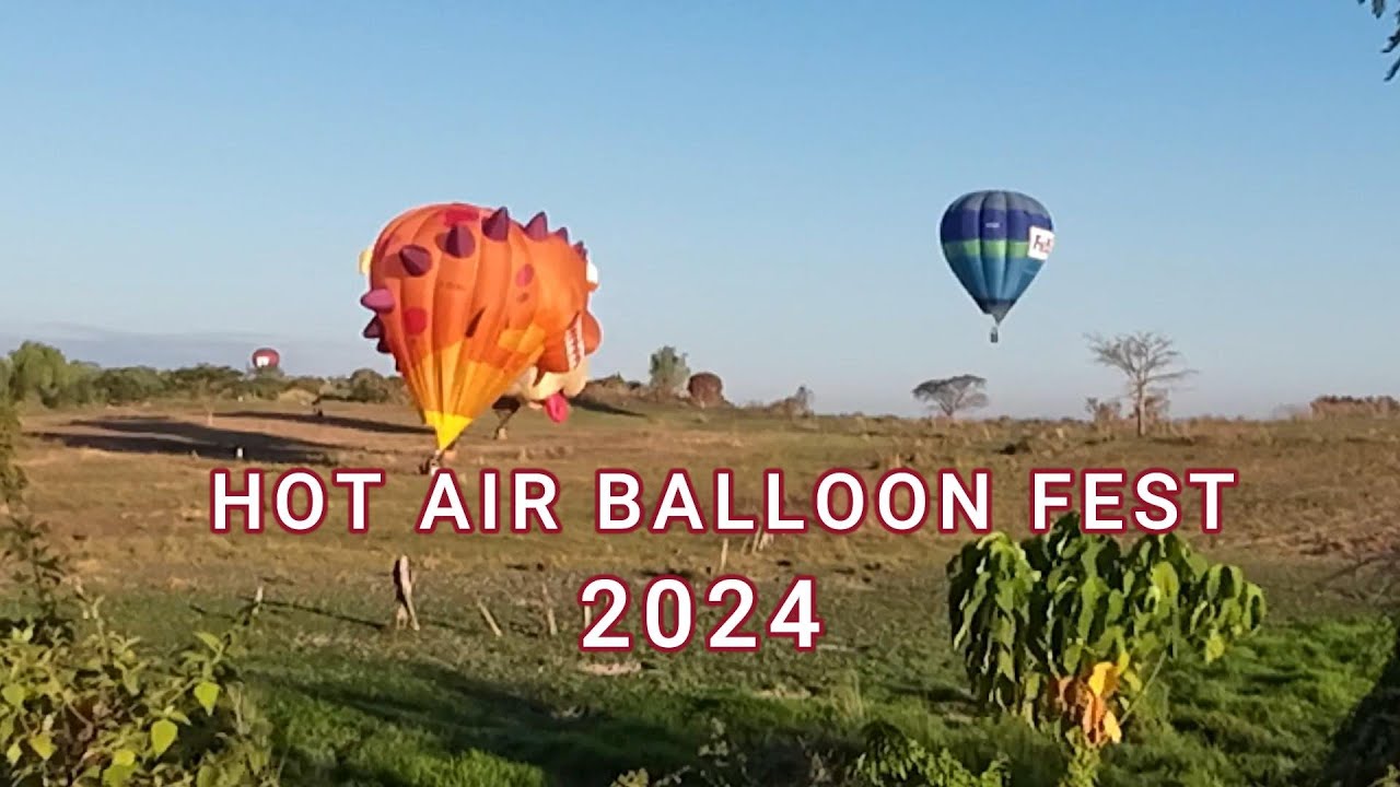 HOT AIR BALLOON FEST 2024 NEW CLARK CITY - YouTube