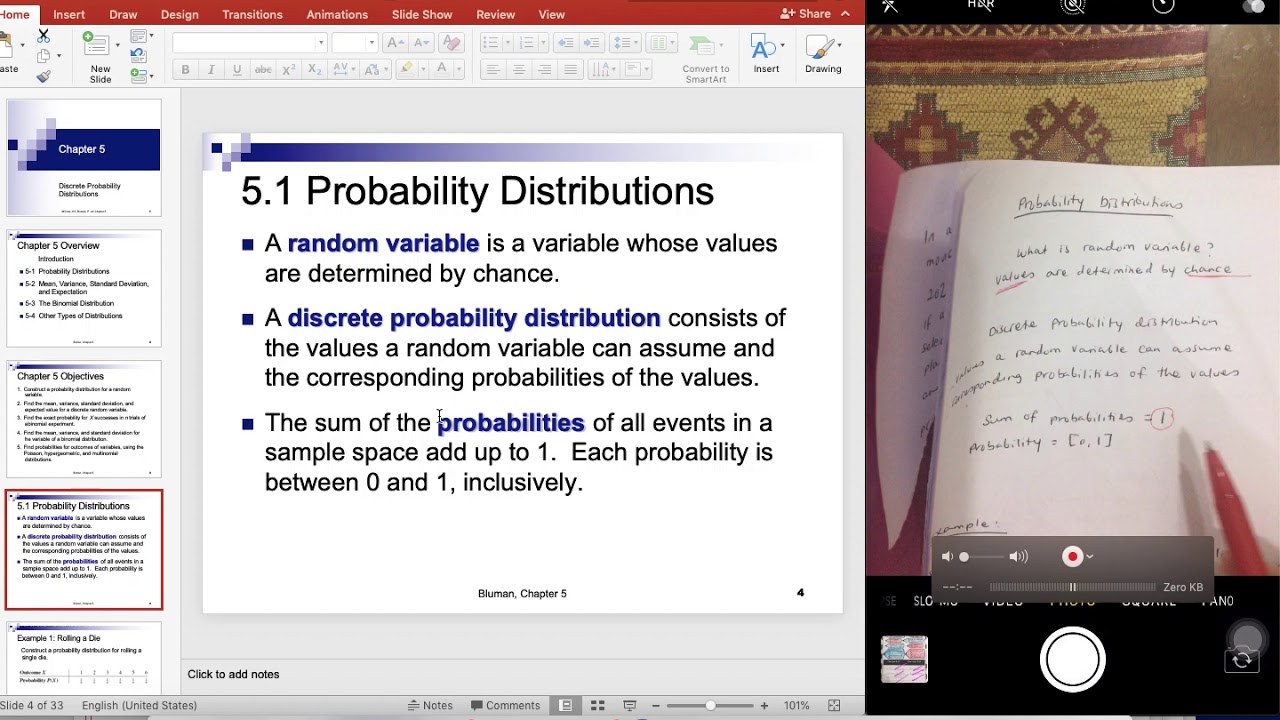 Chapter 3 Discrete Probability Distributions Part A - YouTube