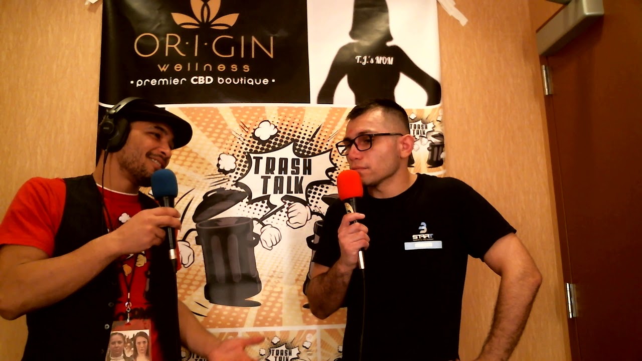 Post fight interview with Angel Pacheco after a successful TKO victory ...
