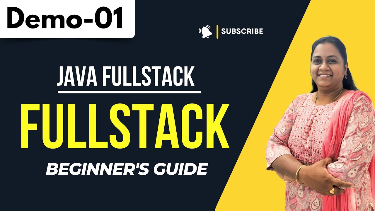 Java FullStack Demo 01 | FullStack | Beginner's Guide | +91 8978345335 - YouTube