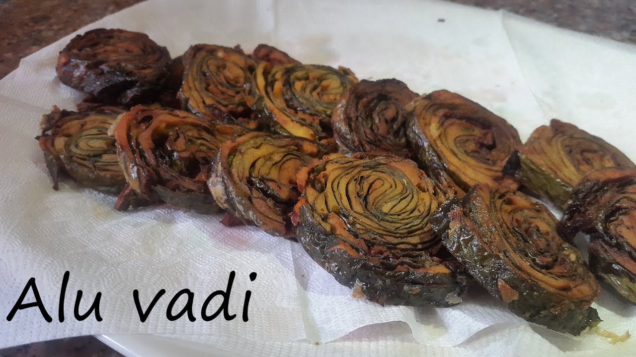 Alu Vadi | Step by Step aloo vadi | Patrode | अळू वडी कुरकुरीत रेसिपी ...