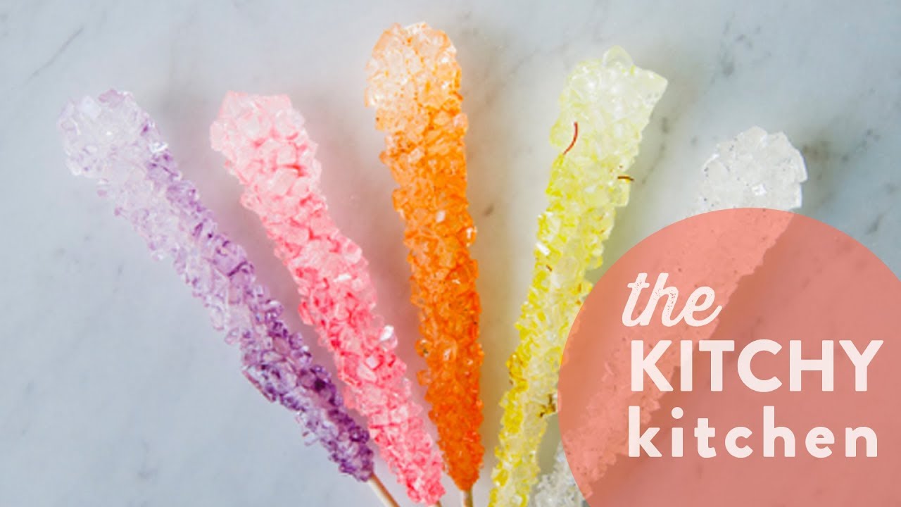 DIY Rock Candy // The Kitchy Kitchen - YouTube
