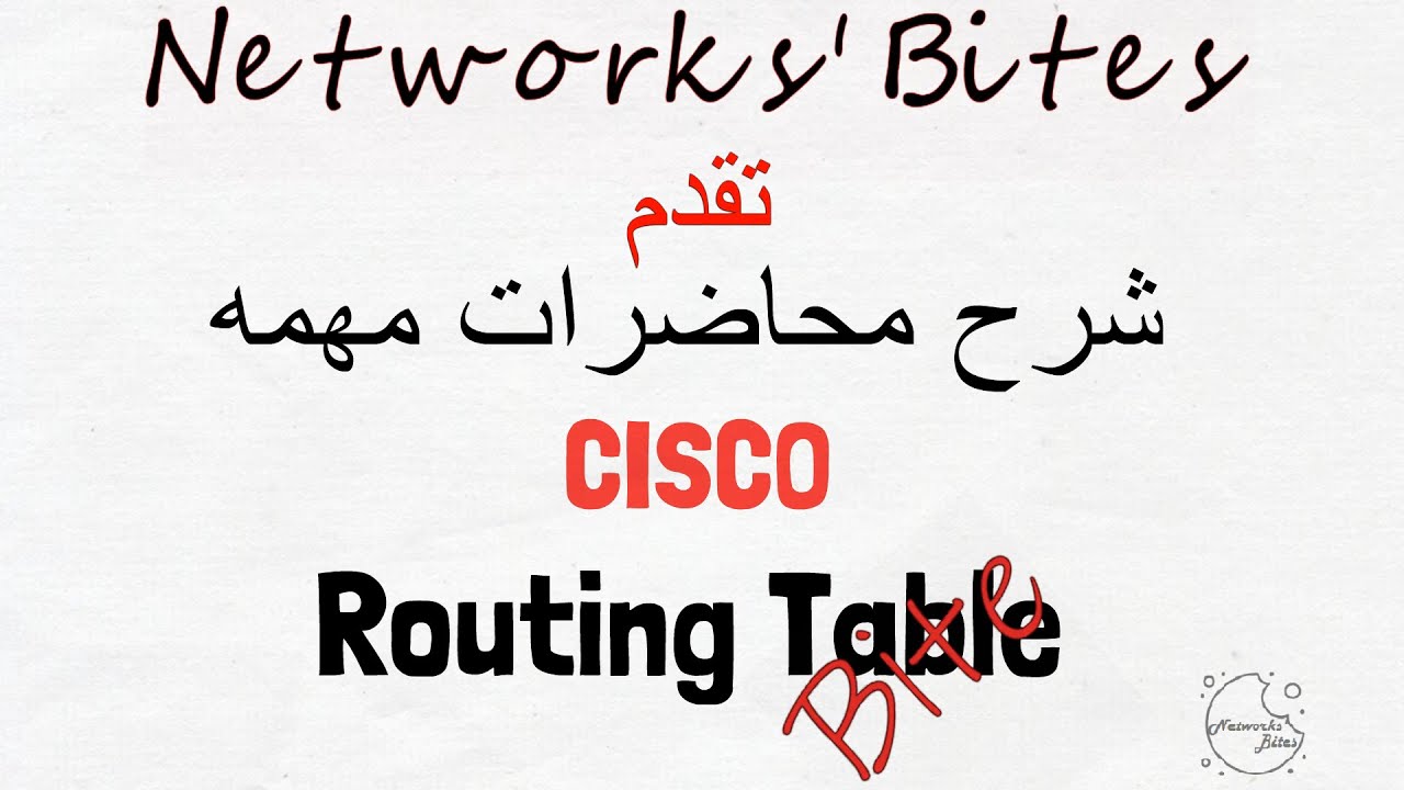 3.1 Cisco CCNA | 200-301 | Routing table شرح كيف يتم قرايه - YouTube