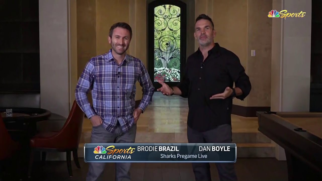 Sharks Pregame Live - from Dan Boyle's house - YouTube