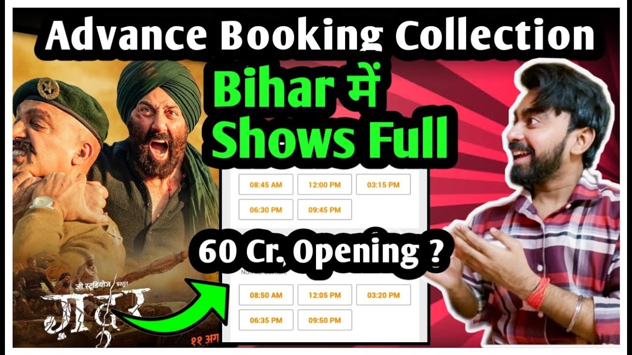 Gadar 2 Advance Booking Report | Gadar 2 Box Office Collections |Gadar ...