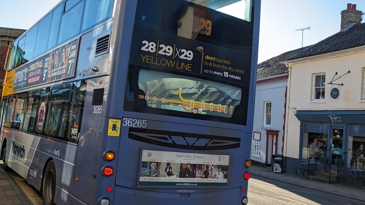 First Norfolk and Suffolk 36265 - YouTube