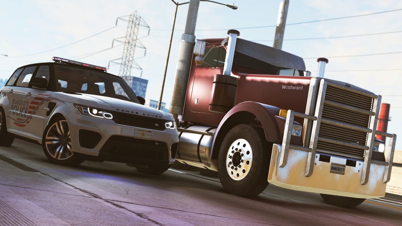 Epic Police Chase - BeamNG.drive - YouTube