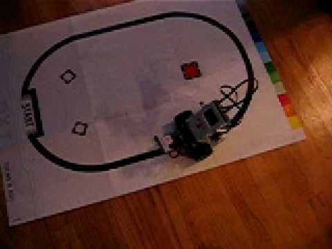 Lego Mindstorms NXT Line Follower - YouTube