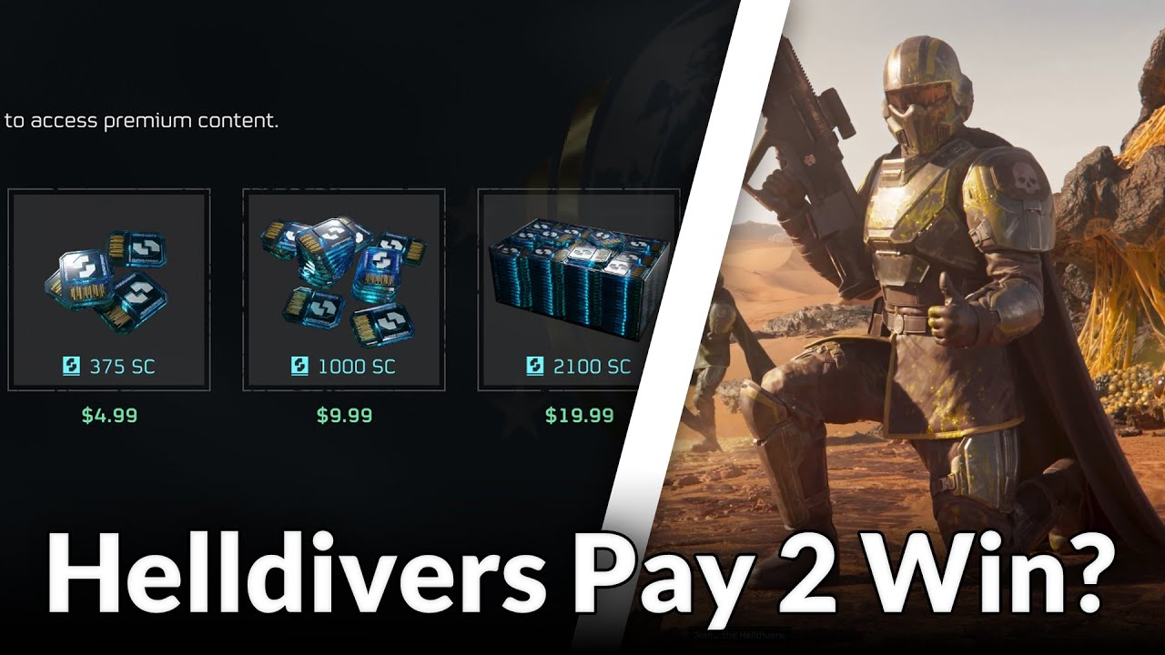 Is Helldivers 2 Pay 2 Win? - YouTube